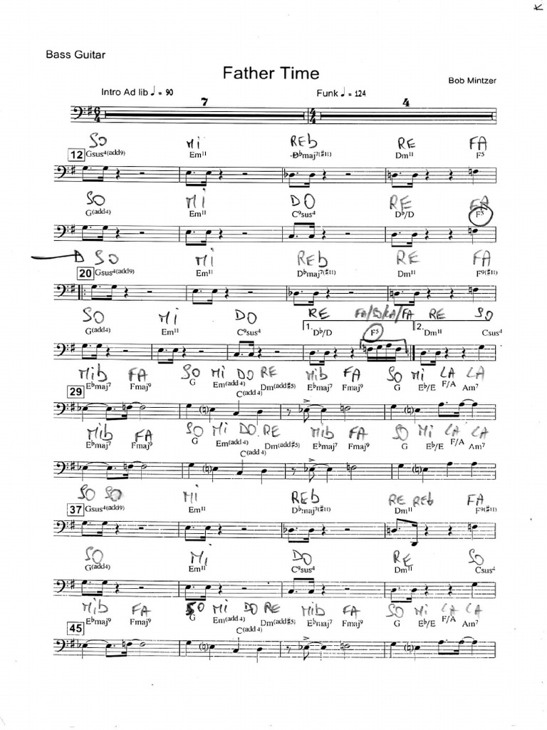 Bob Mintzer - Father Time | PDF