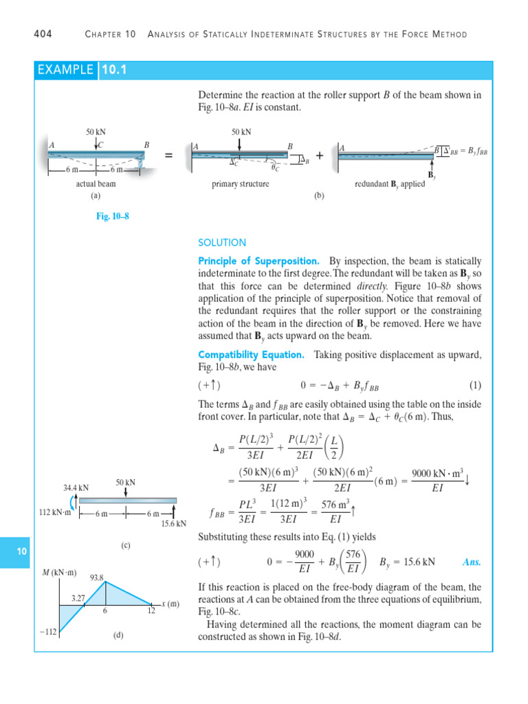 Konsisten Deformasi Balok Kedua | PDF | Beam (Structure) | Force