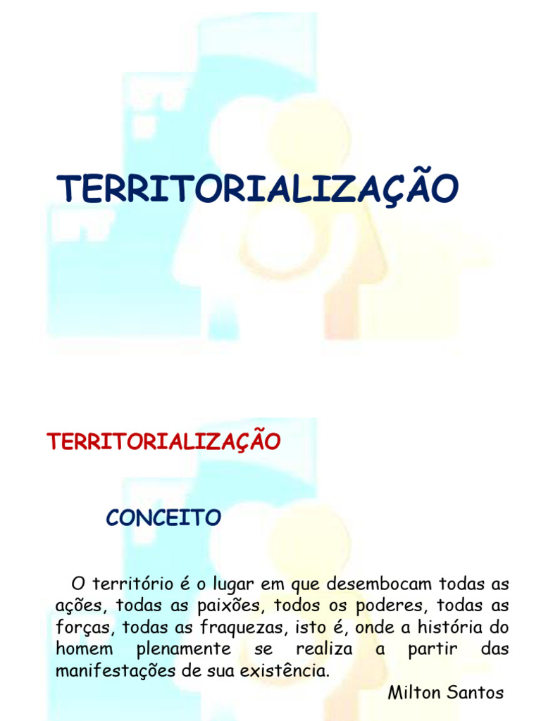 Aula TerritorializaÃ Ã o e TerritÃ Rio - Fono 2024.2 | PDF ...