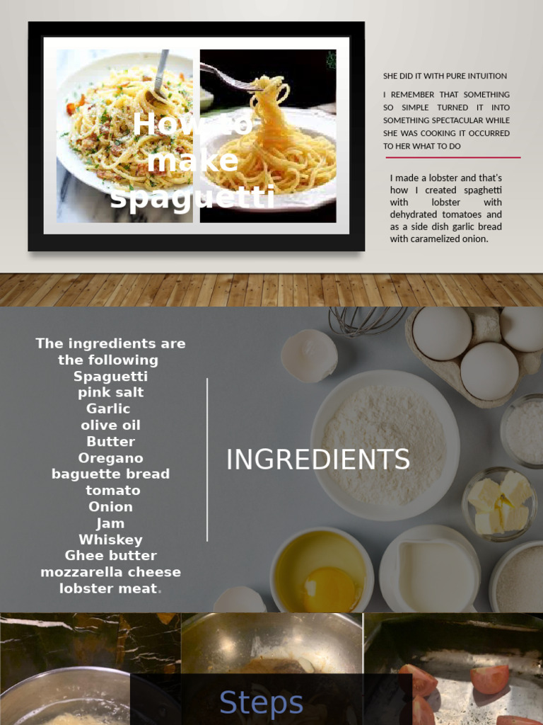 How To Make Spaguetti | PDF