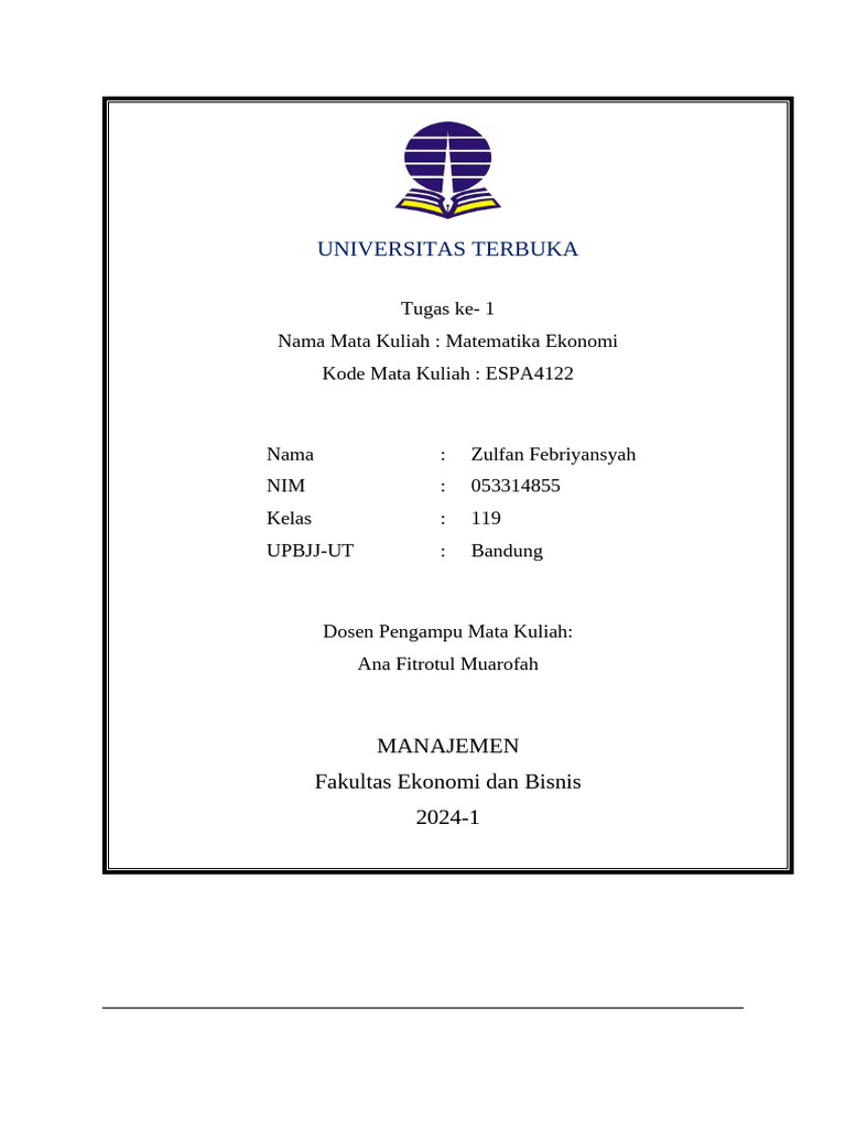 Tugas 3.1 Matheco Zulfan Done | PDF | Metode & Bahan Ajar | Sains & Matematika