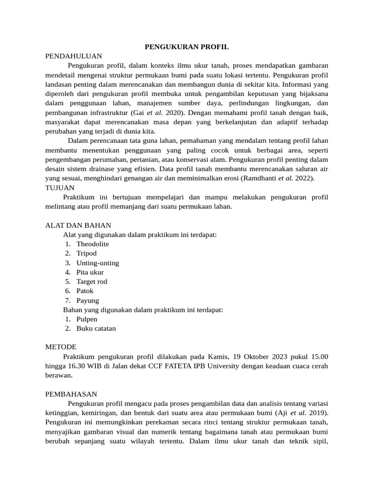 08 Laprak Pengukuran Profil | PDF | Seni | Teknologi & Rekayasa