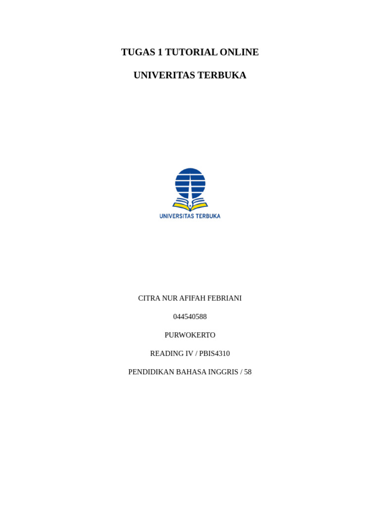 Tugas 1 Reading Iv Pdf