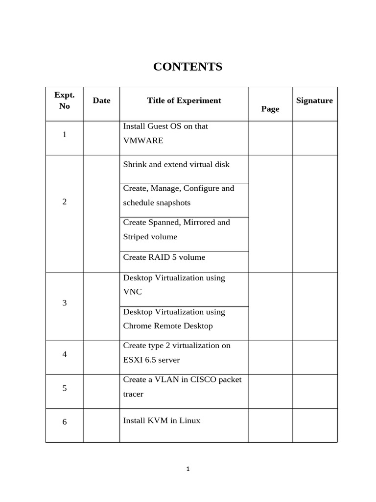 Virtualization Lab Manual | PDF | Virtual Machine | Remote Desktop Services