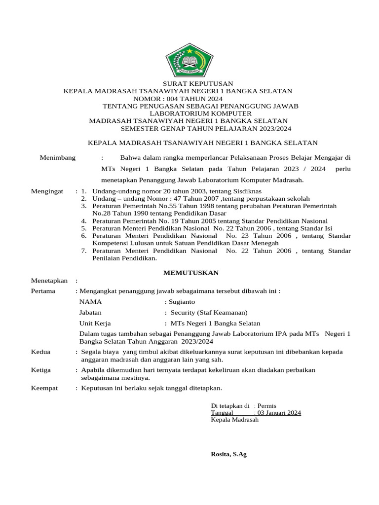SK Lab Komputer | PDF