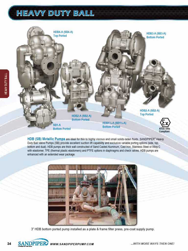 Heavy Duty Ball Flap | PDF | Pump | Gas Technologies