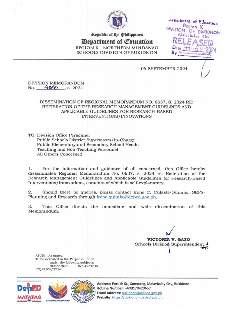 Research Management Guidelines and Research-Based Innovations | PDF