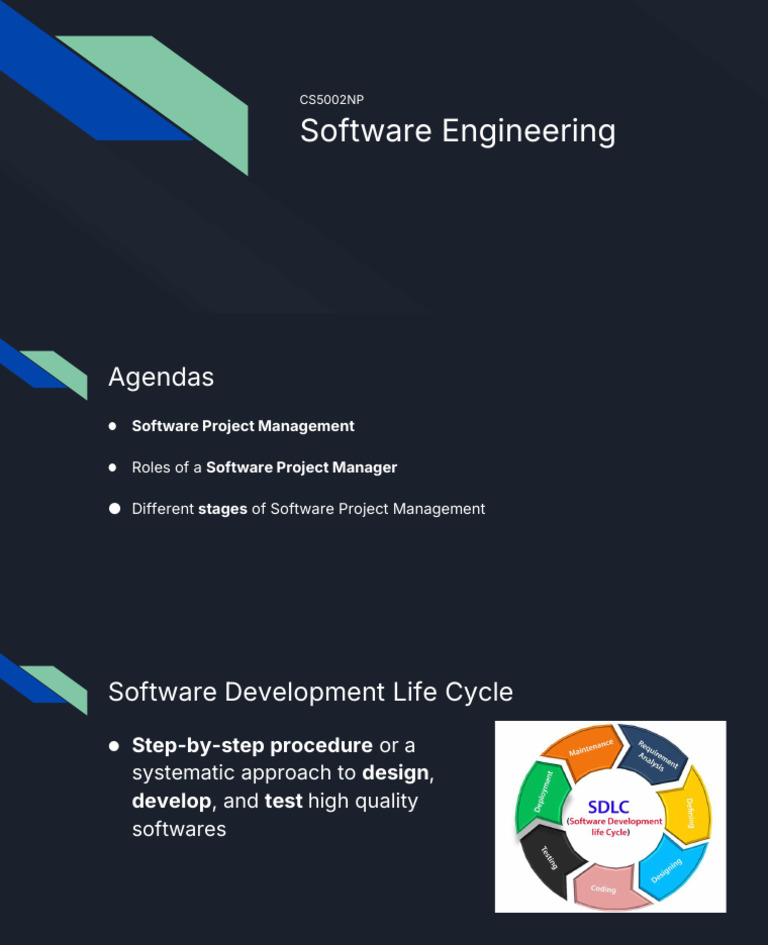 Software Engineering: CS5002NP | PDF | Project Management | Software Development Process