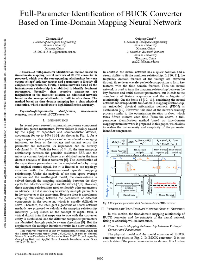 Full-Parameter Identification of BUCK Converter | PDF | Capacitor ...