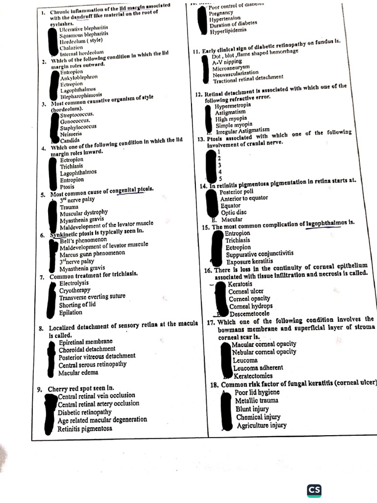 OPTHO Pre - Proff 03 Gims | PDF