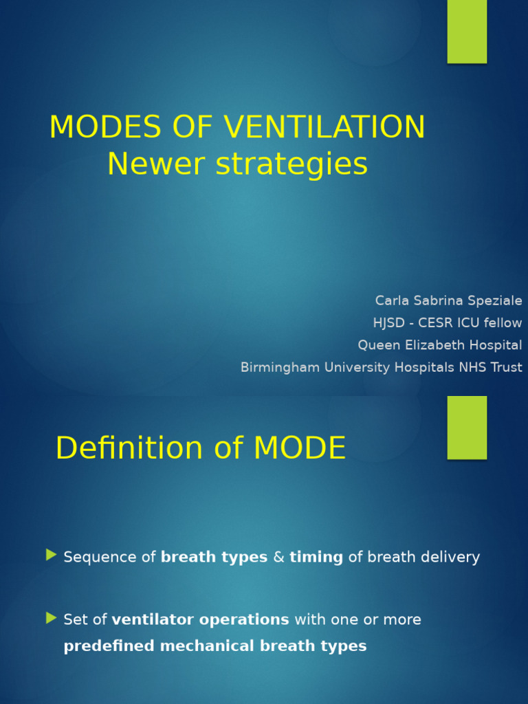 Advanced Ventilation Strategies | PDF | Pulmonology | Respiratory System