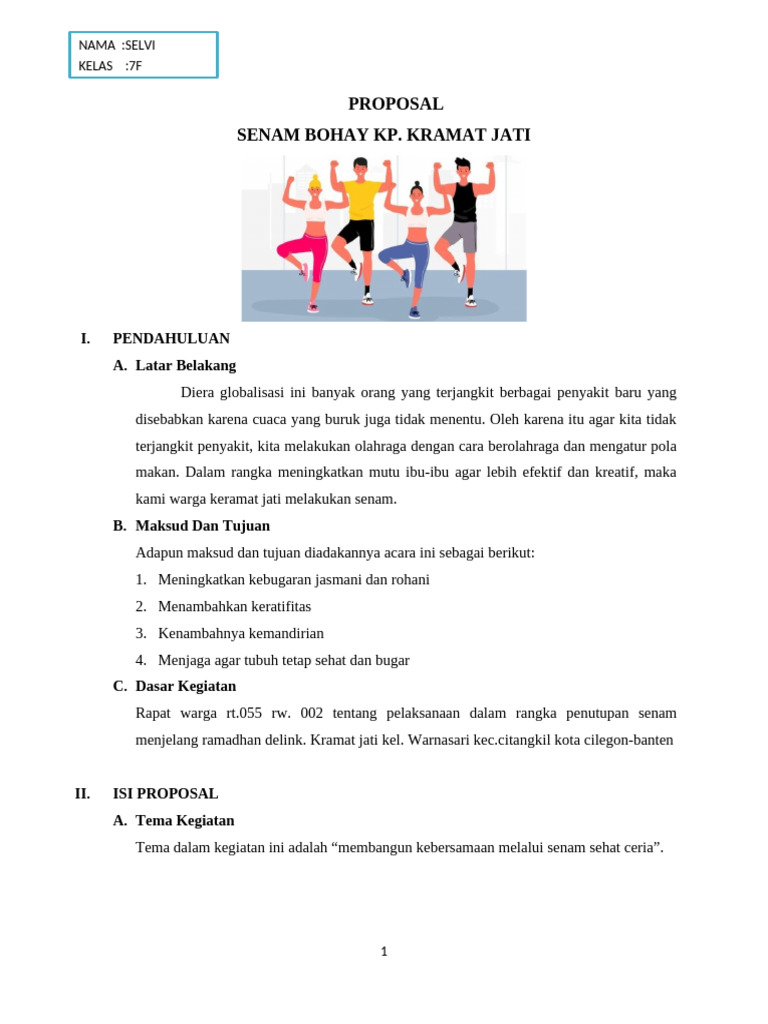 Proposal Selvi | PDF | Kesehatan Holistik | Sains & Matematika