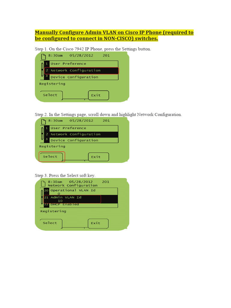 Phone Configuration On Avaya | PDF | Computers | Technology & Engineering