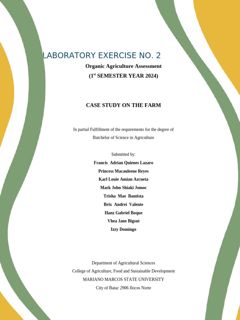 Organic Agriculture Assessment in Vintar | PDF | Agriculture | Organic ...