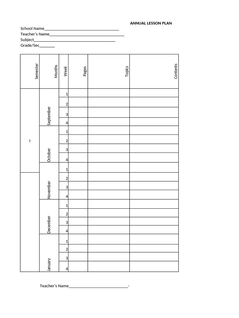 School Name - Teacher's Name - Subject - Grade/Sec | PDF | Course Credit | Teachers