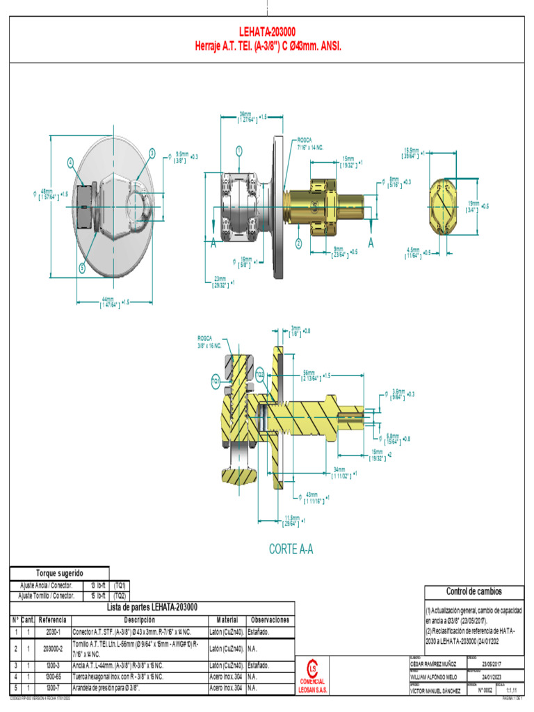 Lehata-203000 Plano Catálogo V2 | PDF