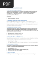 GCSE Chemistry Equation Sheet | PDF | Teaching Methods & Materials