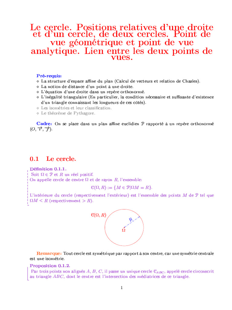 Cercle | PDF
