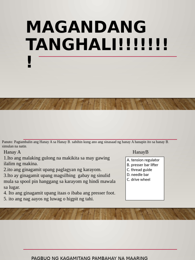 Magandang Tanghali!!!!!!!! | PDF