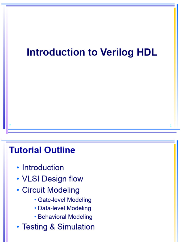 UNIT1 - Logic Design Through Verilog HDL | PDF | Hardware Description ... UNIT1 - Logic Design Through Verilog HDL | PDF | Hardware Description ...