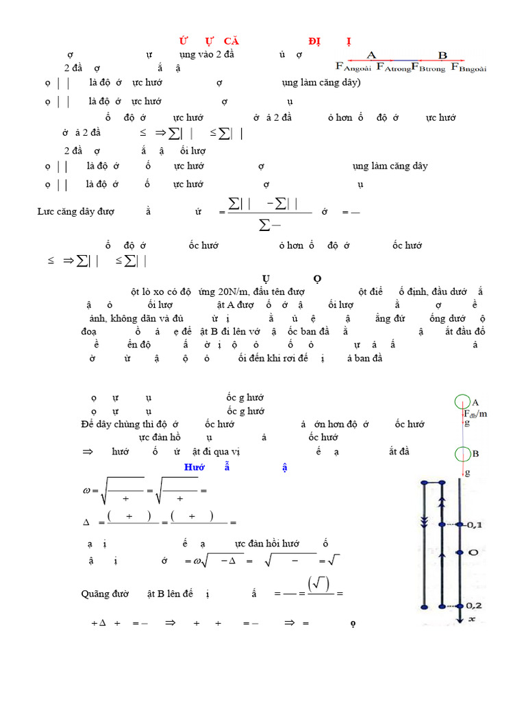 B TR 3. Công TH C L C Căng Dây | PDF