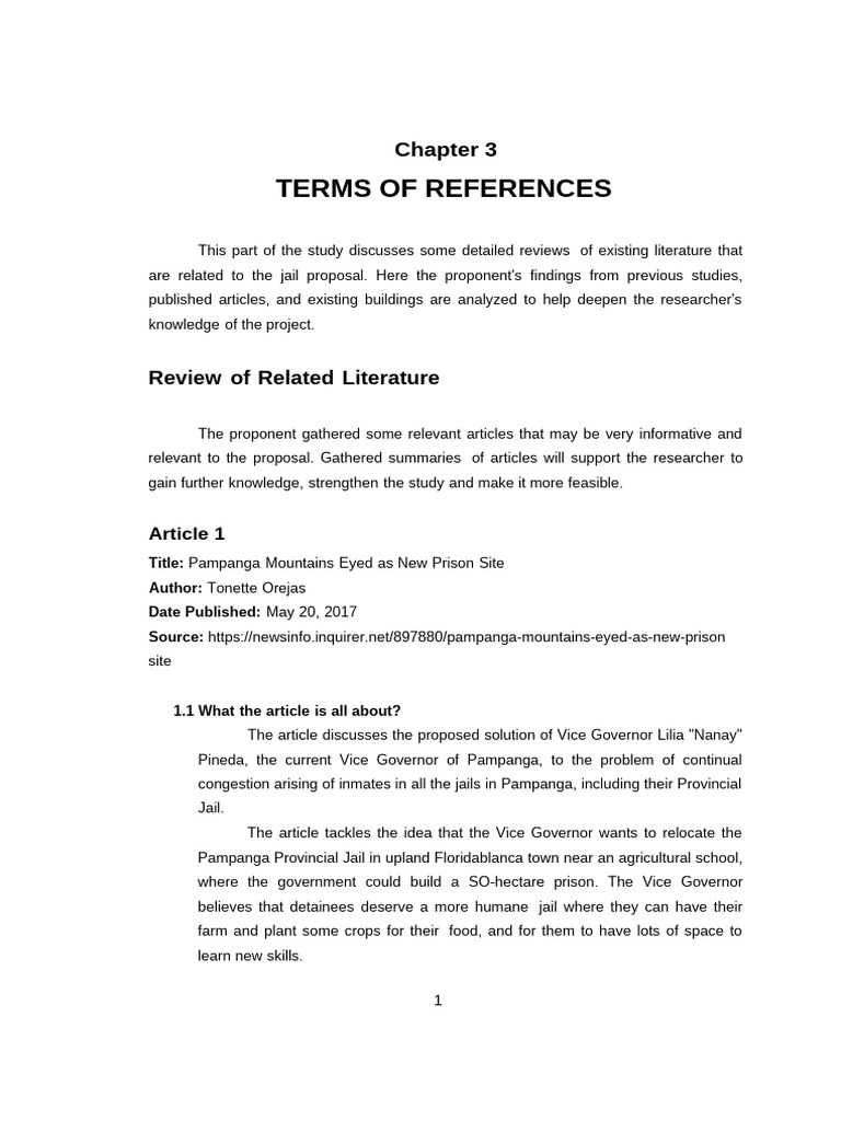 Chapter 3 RRL | PDF | Prison | Prisoner