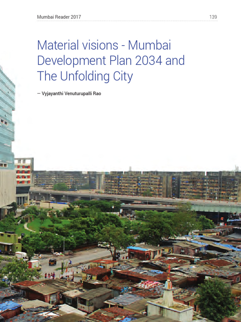 Mumbai Development Plan 2034 Insights | PDF | Slum