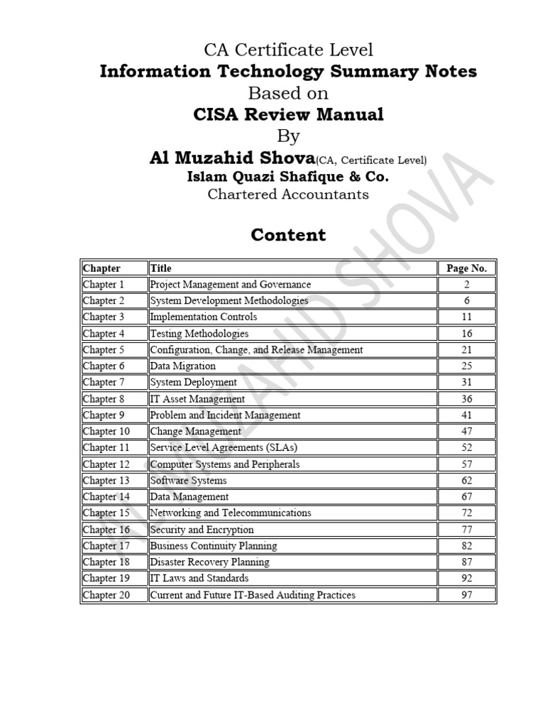 Cisa Review Manual | PDF | Scrum (Software Development) | Software Development Process