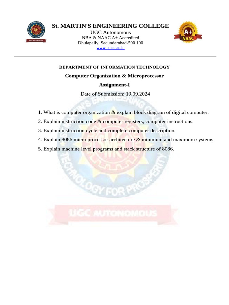 Comp Assignment I | PDF