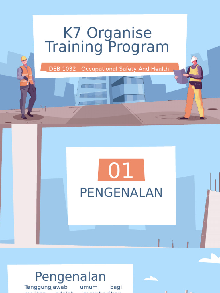Osha k7 Organise Training Program | PDF