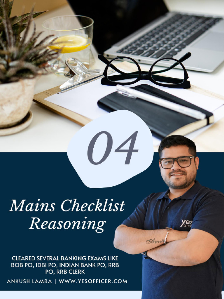 Mains Checklist Reasoning - 4 | PDF | Commodore (Rank) | Commander