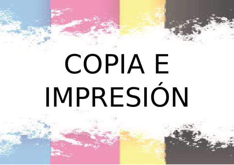 Copia e Impresión | PDF