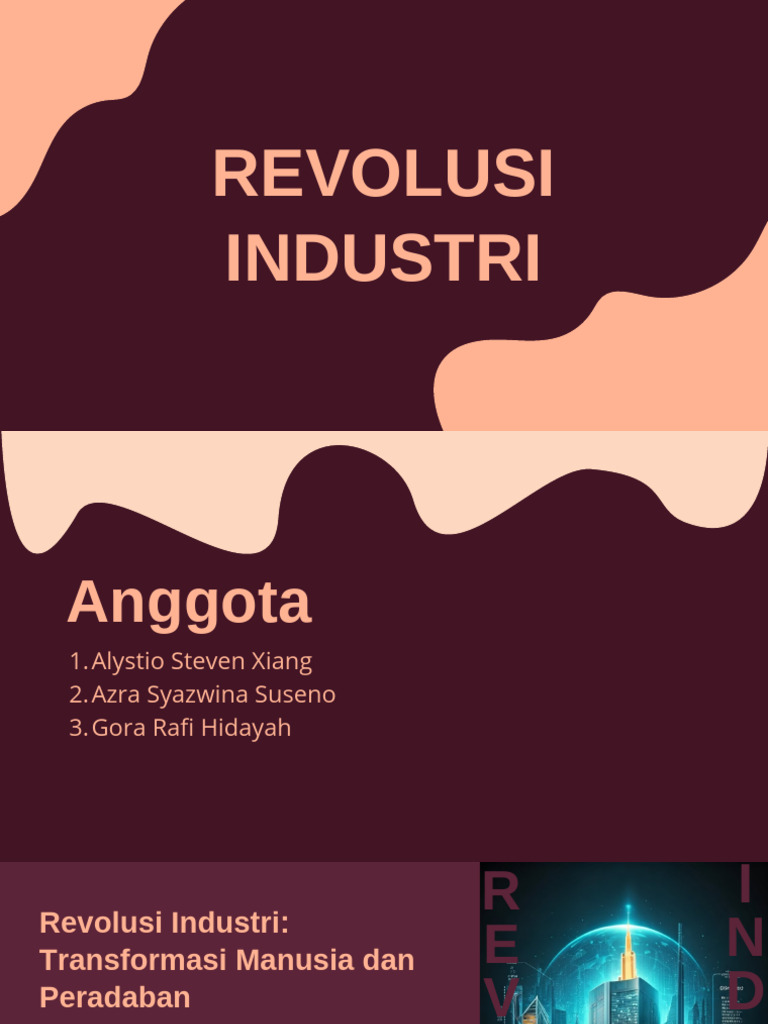 Revolusi Industri Transformasi Manusia Dan Peradaban | PDF