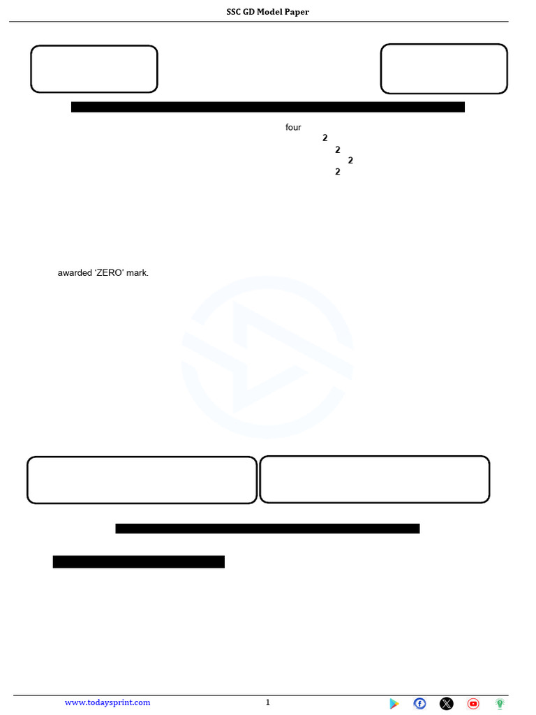 SSC GD 07 (Eng Ques) v2 L v2 | PDF | Teaching Methods & Materials