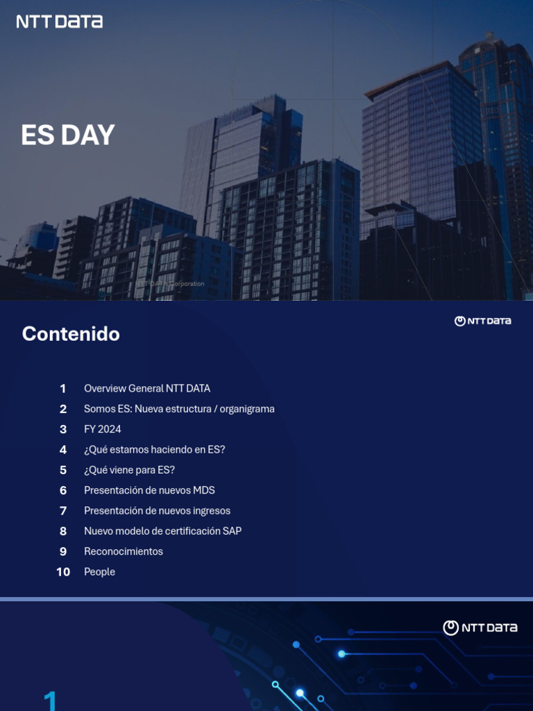 Organigrama y Proyectos de NTT DATA | PDF | Computación en la nube | Informática