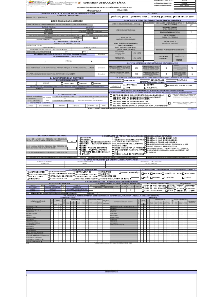 Planilla Original Adultos Mi2425 Act | PDF | Educación de la primera infancia