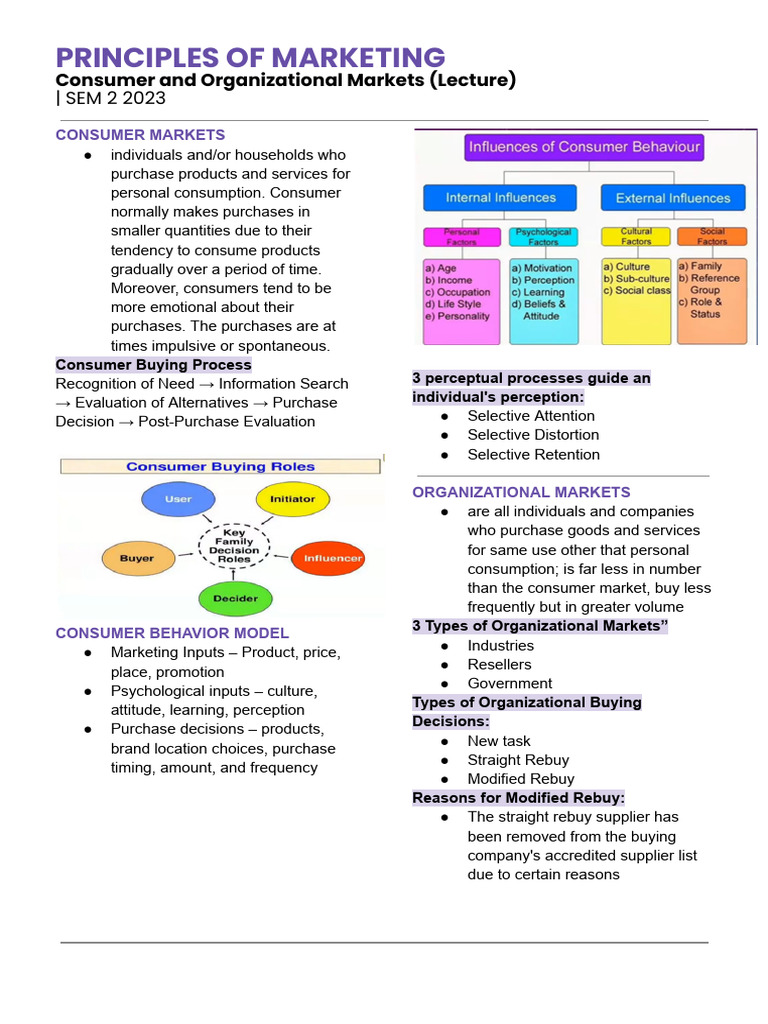 Consumer and Organizational Markets | PDF | Consumer Behaviour | Psychology