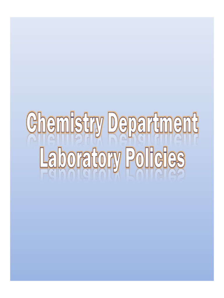 011 Chemistry Laboratory Safety Training Pdf Explosion Hazards