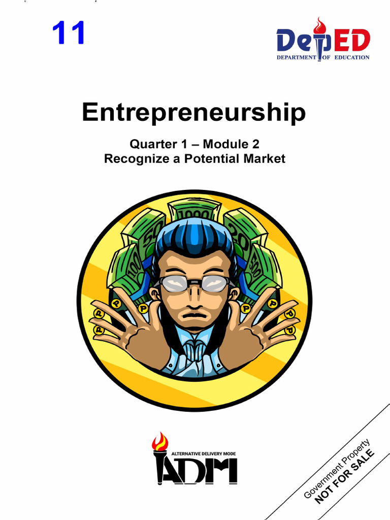 Entrepreneurship12q1 Mod2 Recognize A Potential Market v3 | PDF ...