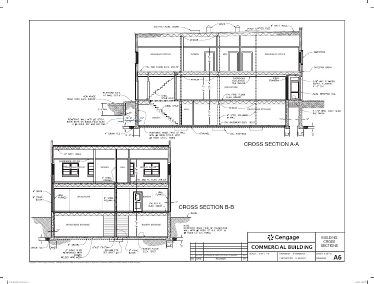 A6 Building Cross Sections | PDF | Freedom Of Expression Law | Copyright Law