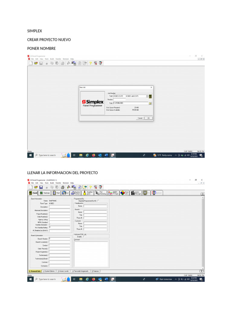 SIMPLEX Guia Programacion Edintel | PDF | Informática