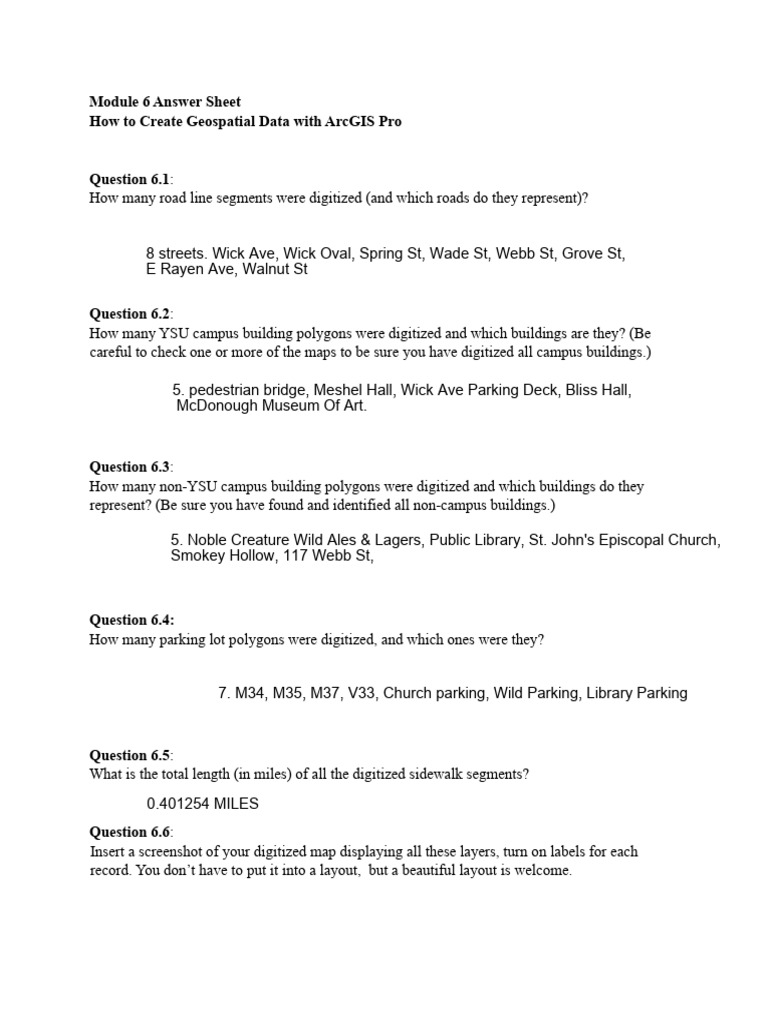 Module 6 - Answer Sheet - Make Data 1 | PDF