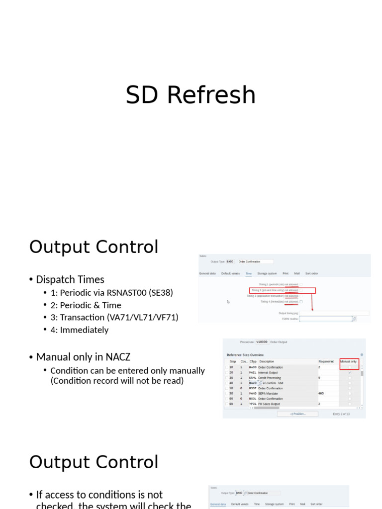 SD Refresh | PDF | Factoring (Finance) | Invoice
