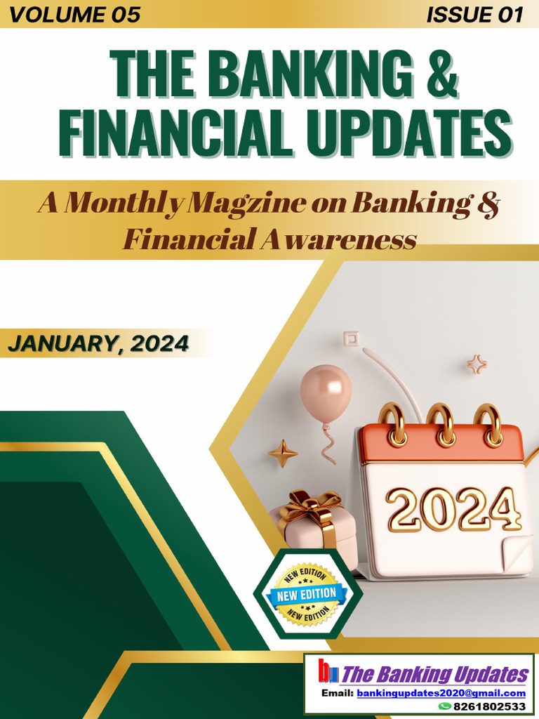 Banking & Financial Updates Jan 2024 | PDF | Reserve Bank Of India | Banks