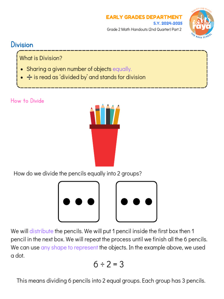 Grade 2 Math 2nd Quarter (Handout 2) | PDF | Mathematics