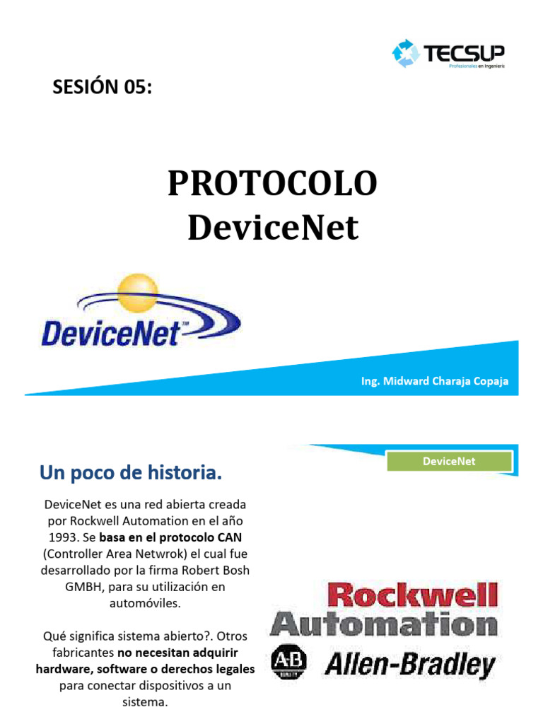 Devicenet | PDF | Ingeniería Informática | Redes de computadoras