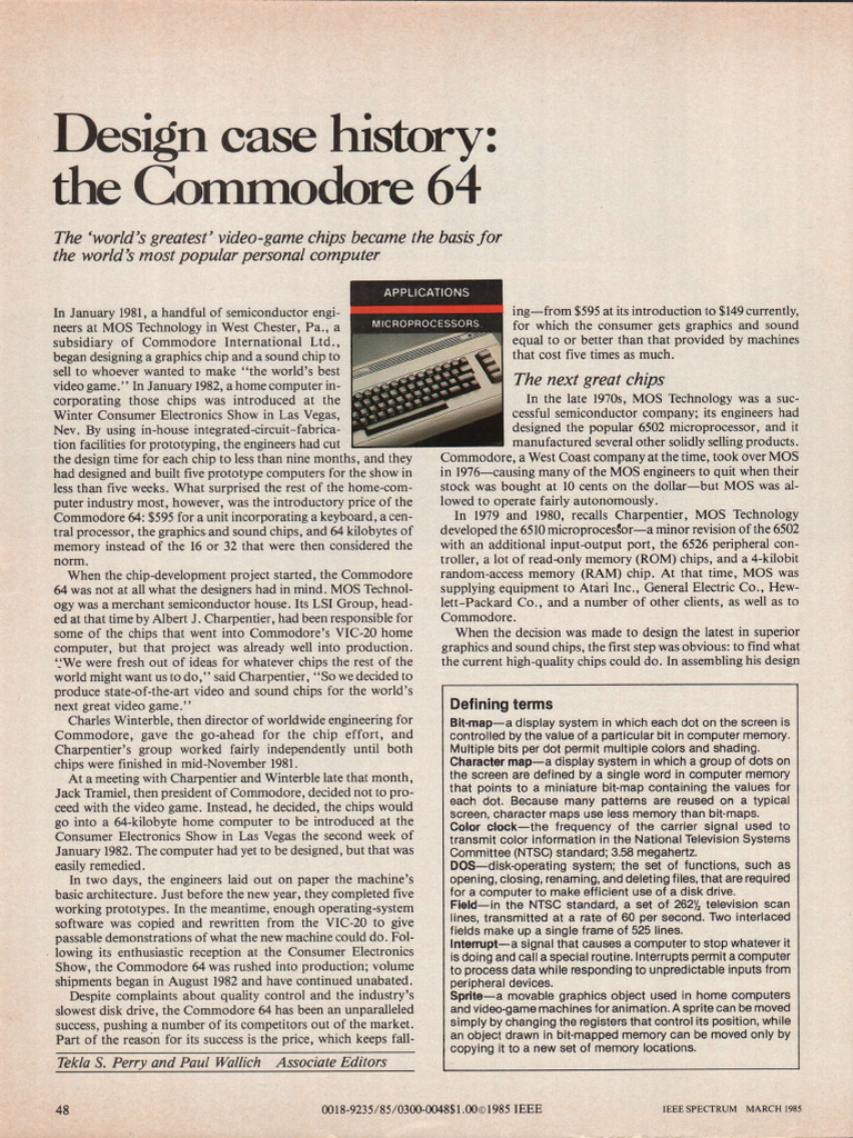 Commodore64 Mar1985 | PDF