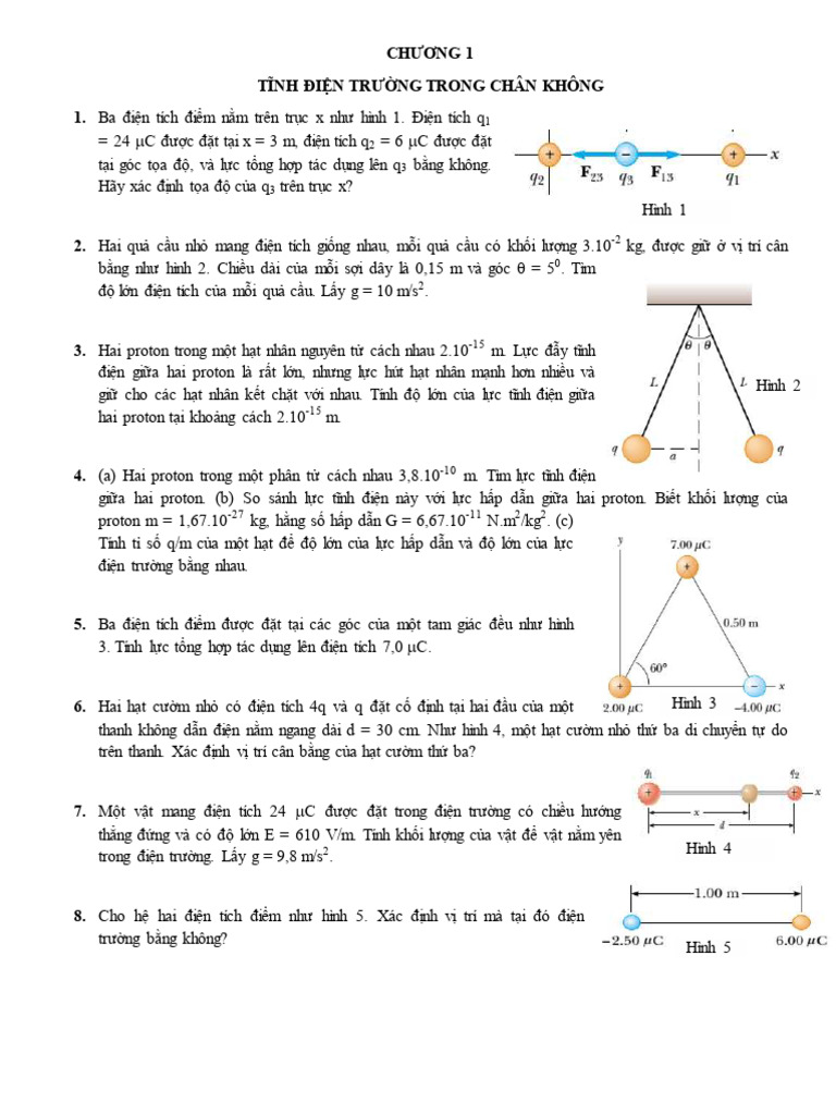 VLDC 2 - Bai Tap Chuong 1-2 | PDF