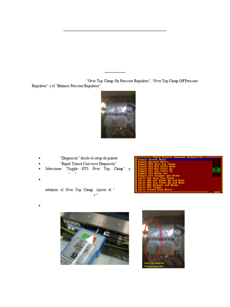 Recomendaciones - Calibraciones - RTC - OTS | PDF | Tornillo | Tuerca (Hardware)