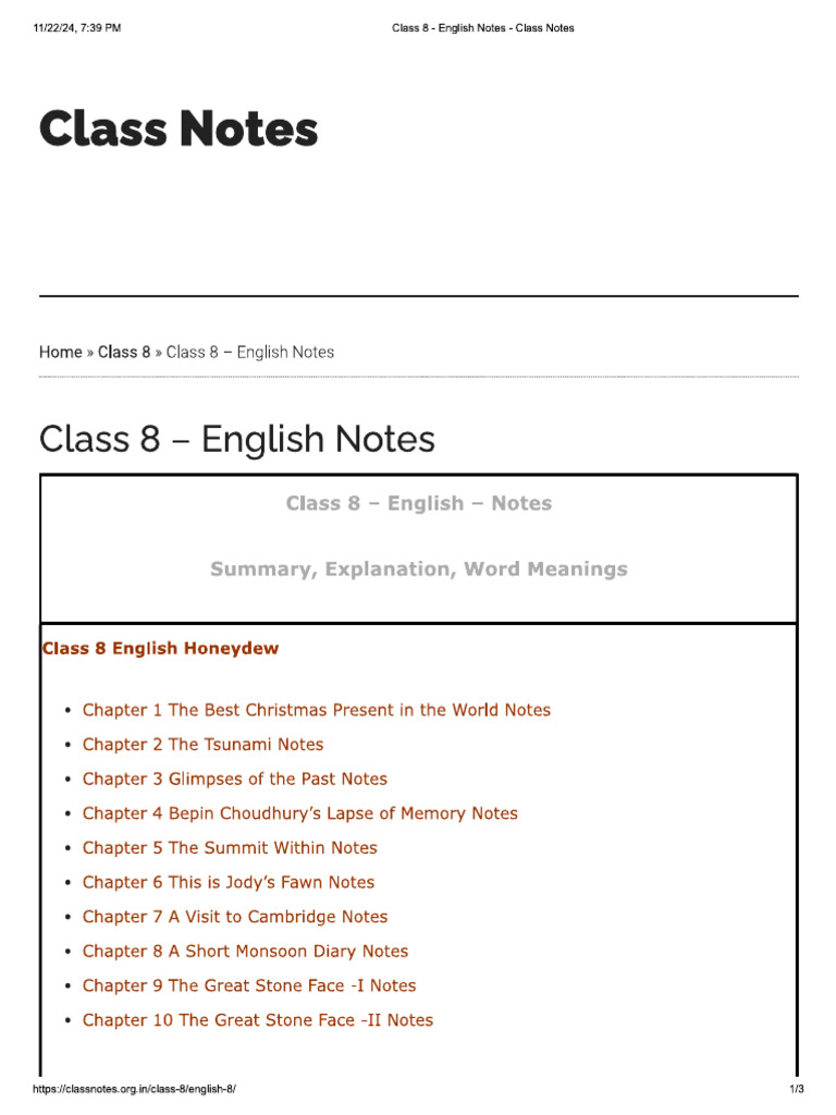 Eng Notes | PDF